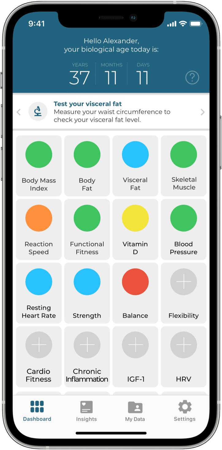 Discover your biological age and optimize your health for longevity